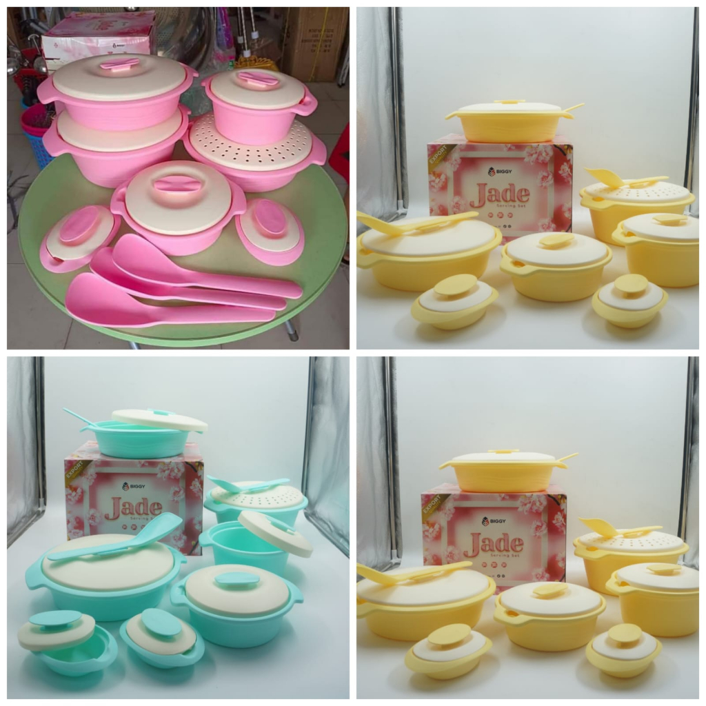 Jual PRASMANAN SET JADE SERVING SET ALAT MAKAN BIGGY / TEMPAT LAUK NASI ...