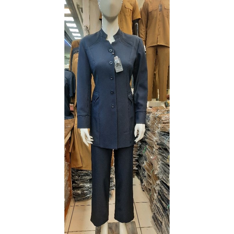 Jual seragam princessfa/ stelan dongker/stelan navy/seragam guru ...