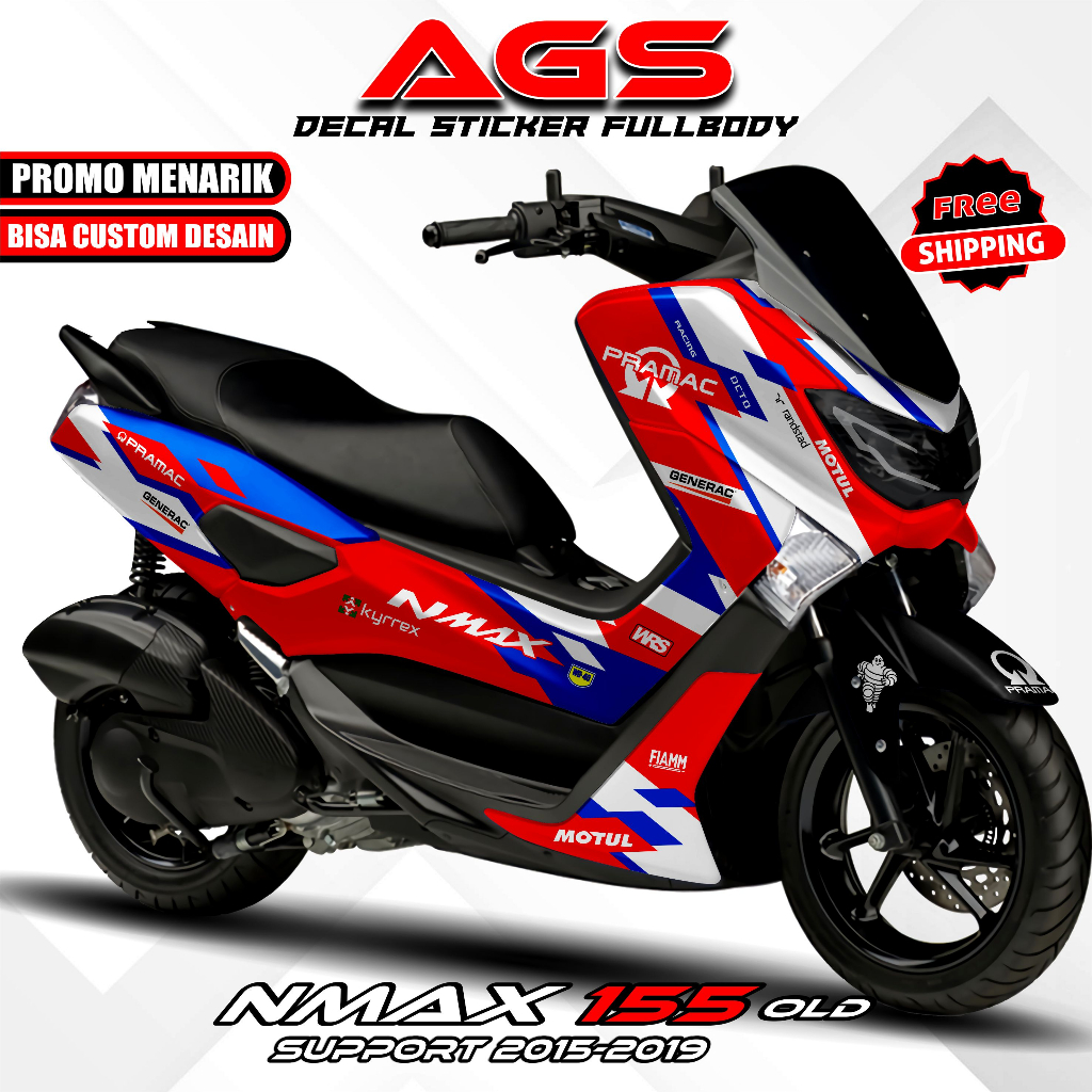 Jual Decal Nmax 155 Old Full Body / Stiker Decal Nmax Old Full Body ...