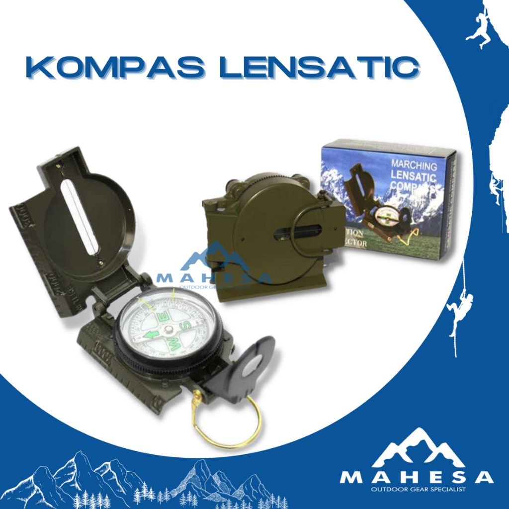 Jual Kompas Lensa Bidik Petunjuk Arah Mata Angin Compass Lensatic ...