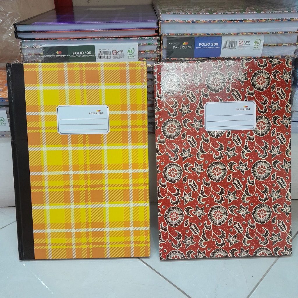 Jual Buku Folio HardCover PAPERLINE Isi 50 Lembar | Shopee Indonesia