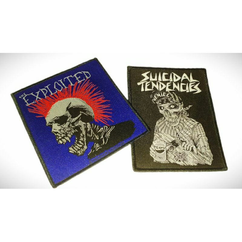 Jual Woven patch Exploited dan Suicidal Tendencies | Shopee Indonesia
