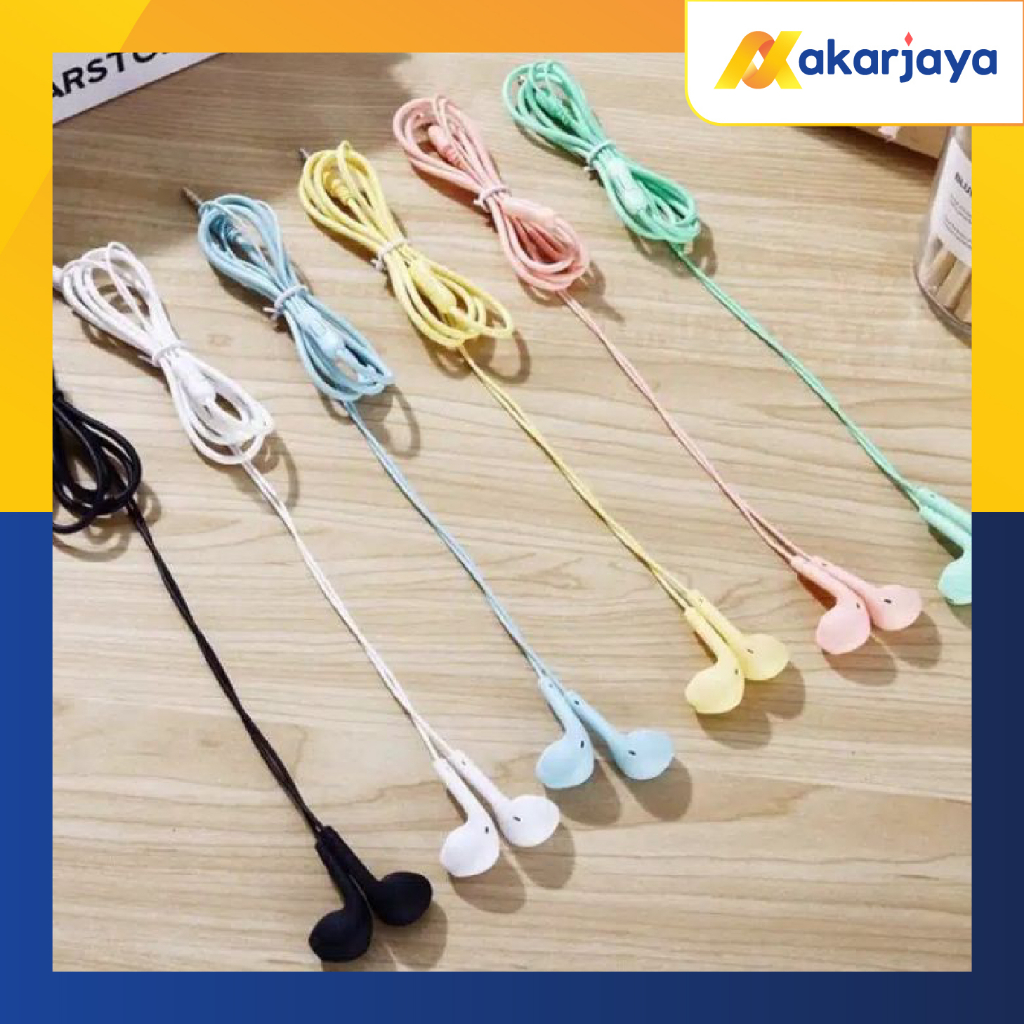 Jual Headset Bass Macaron U19 handsfree earphone | Shopee Indonesia