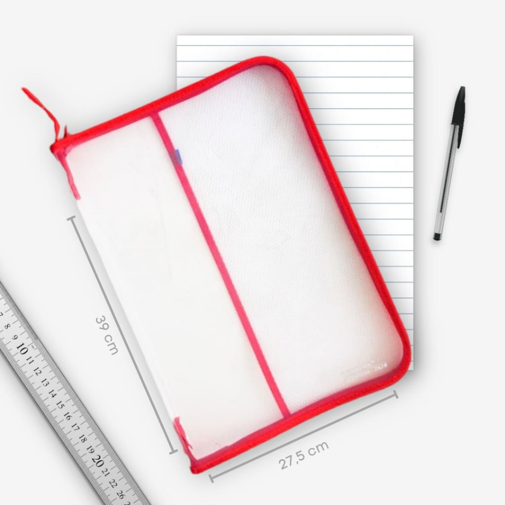 Jual Zipper File map jaring reselting polos file folder dokumen anti ...