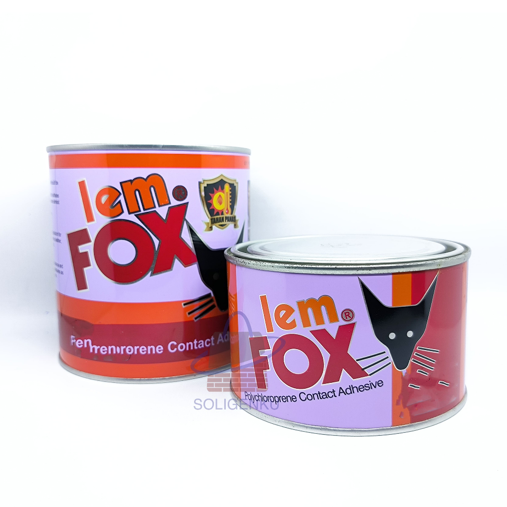 Jual Lem Fox Kuning 300gr Lem Fox Kaleng Merah 300 gr Lem Kayu Lem ...