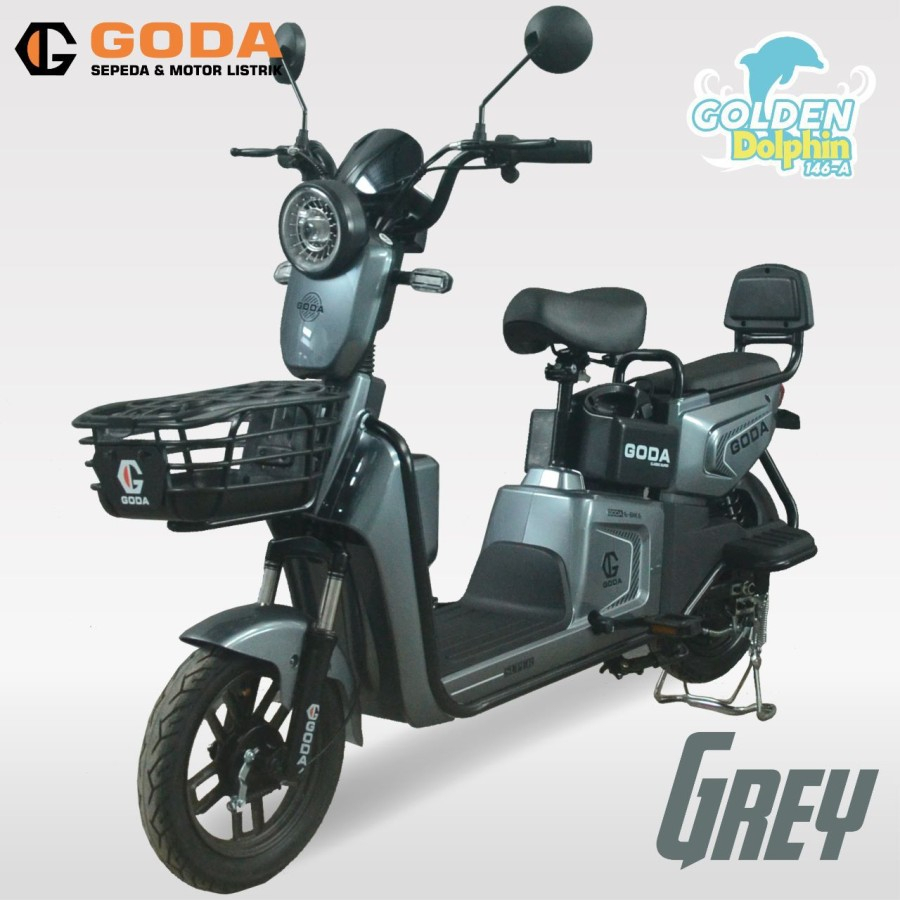 Jual Sepeda Listrik Goda Butterfly New Model Golden Dolphin 146-A 500 ...