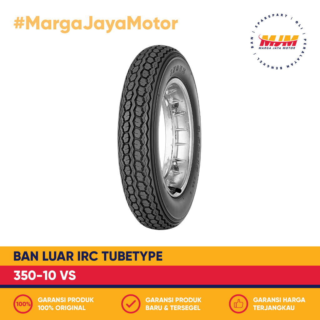 Jual Ban Luar IRC Vespa VS 350-10 Tubetype | Shopee Indonesia