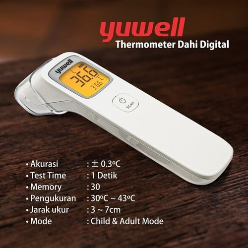 Jual Thermometer Infrared YUWELL YHW-1/Termometer Digital Dahi Non ...