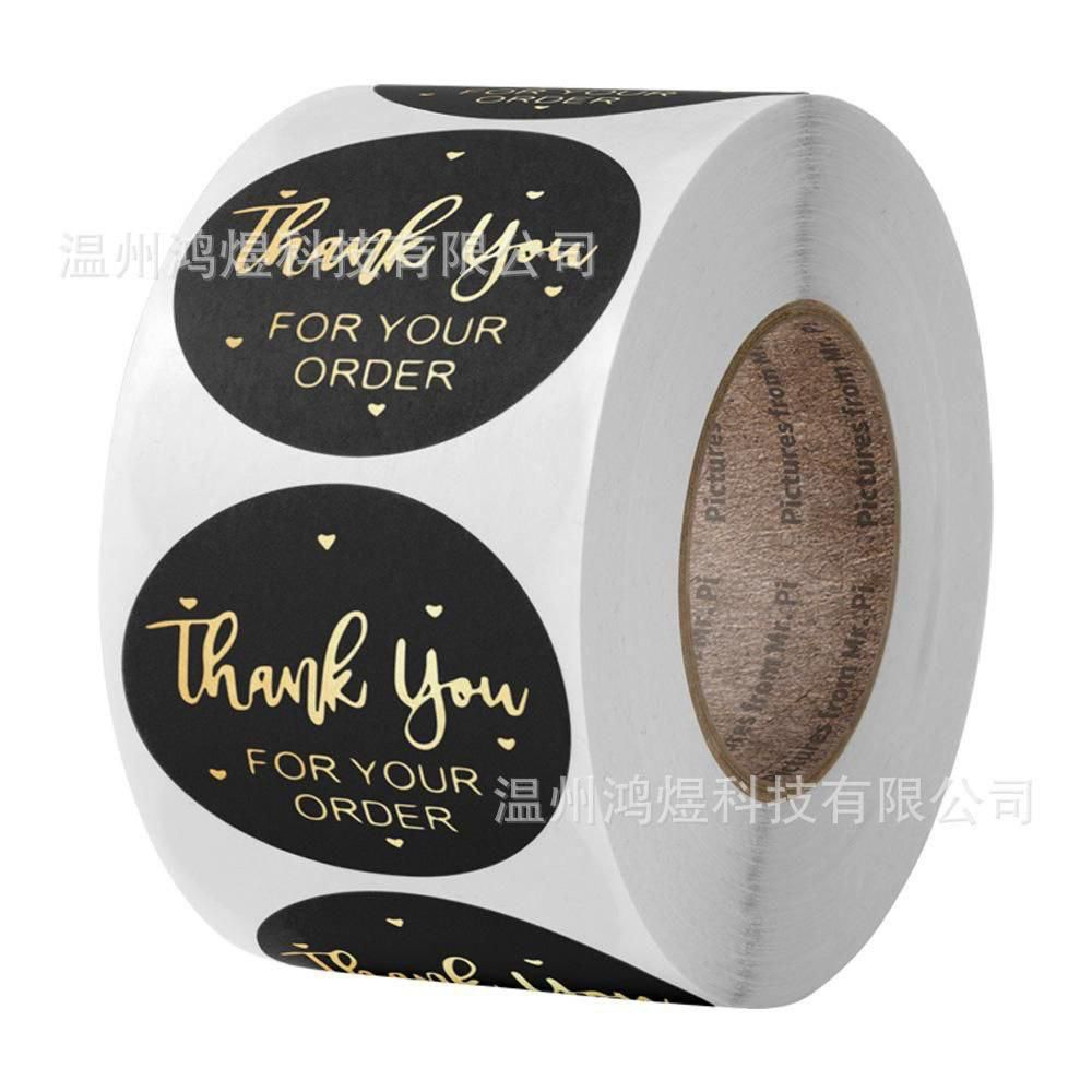 Jual Stiker Terima Kasih / Stiker Thank You Ukuran 25mm/ Label Stiker ...