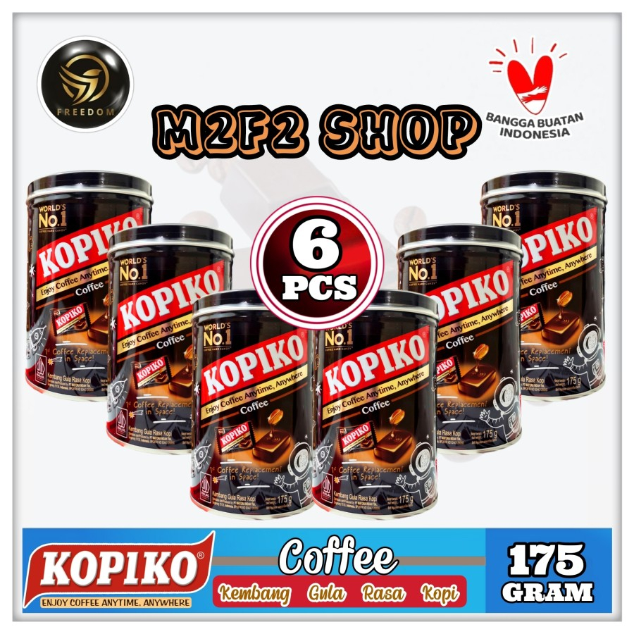Jual Permen Kopiko Coffee Candy Festive Kaleng | Tin - 175 gr (Kemasn 6 ...