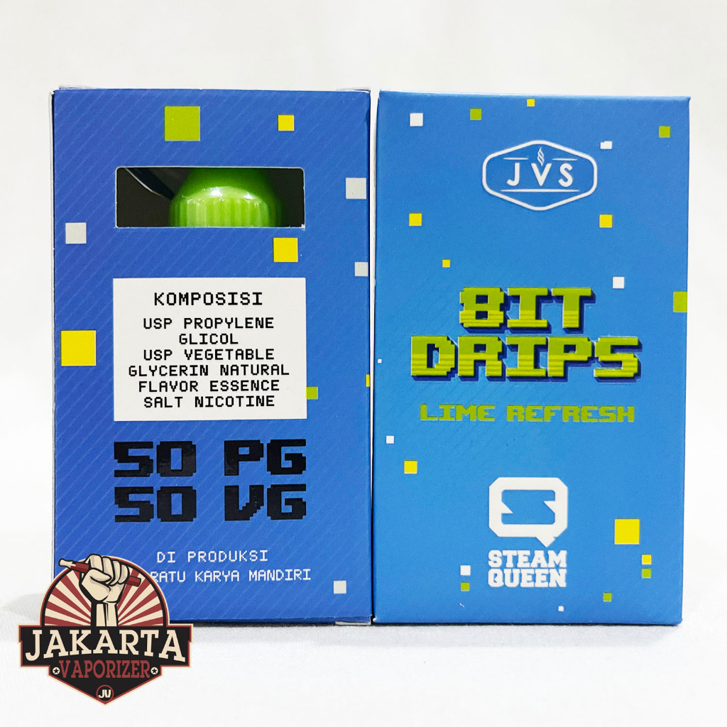 Jual [SALT] BIT DRIPS 8IT LIME REFRESH SALTNIC 15ML 30MG BY JVS X SQJ ...