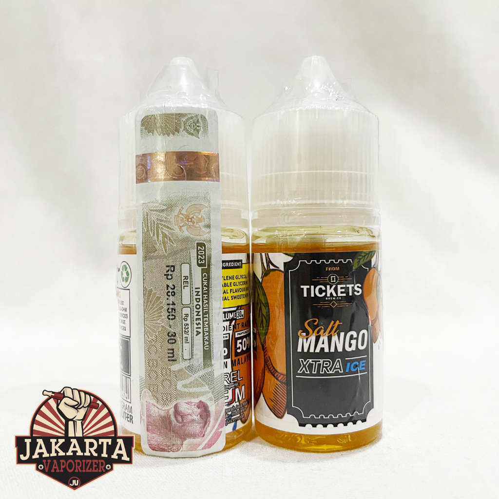 Jual [SALT] EJM TICKETS MANGO XTRA ICE SALTNIC 30ML 20MG 25MG BY EJM ...