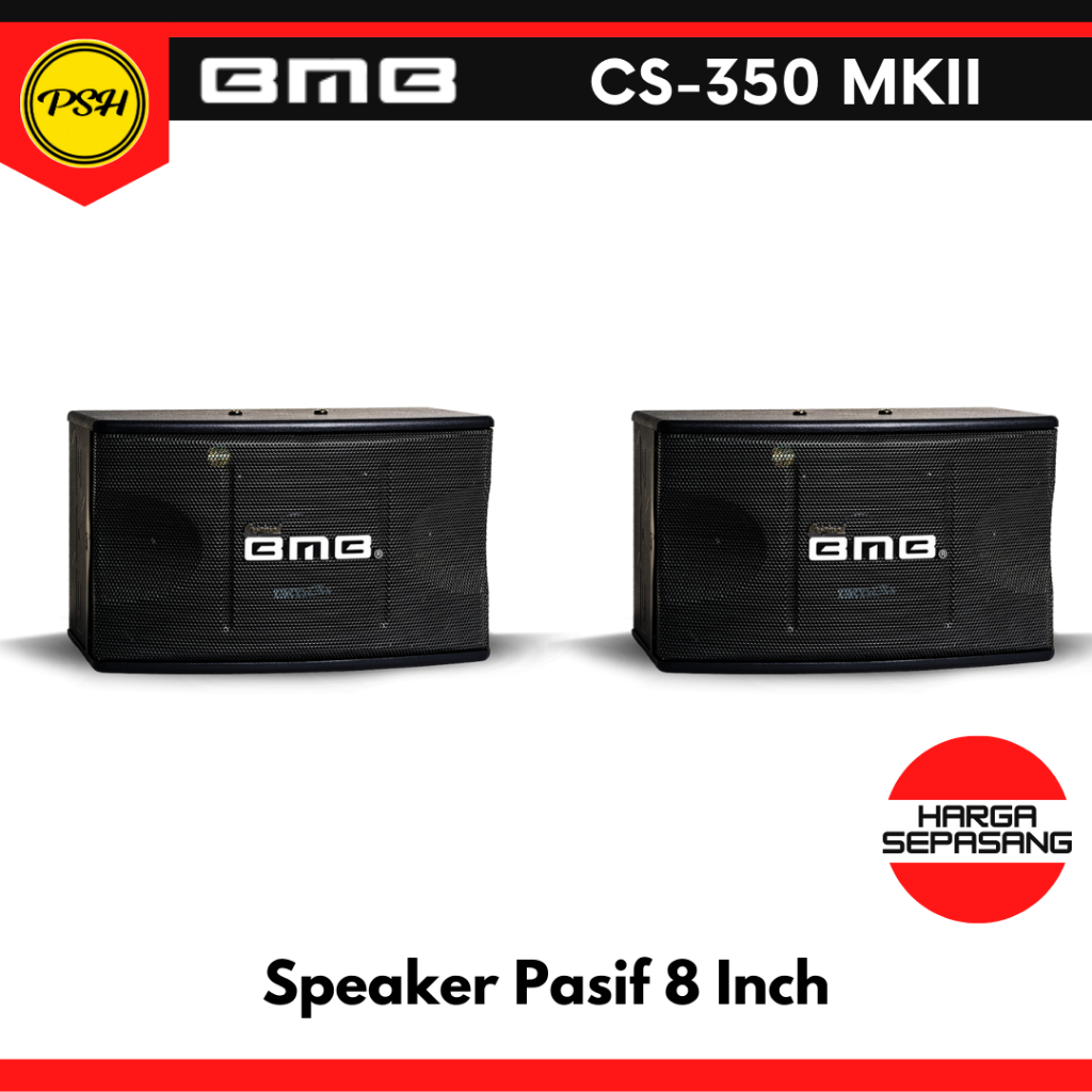 Jual BMB CS-350 MKII CS350 MK II Passive Speaker Karaoke Pasif 8" 8 ...