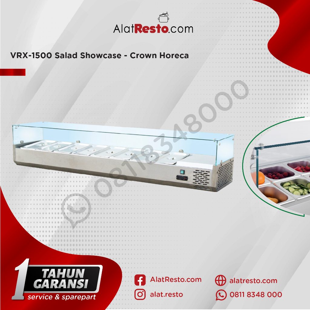 Jual VRX-1500 Salad Showcase-Crown Horeca | Shopee Indonesia