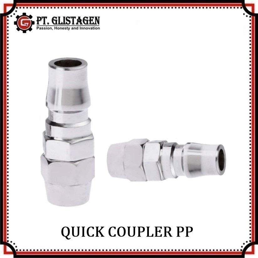 Jual Quick Coupler PP ( 20,30,40 ) Sambungan Selang Kompresor Recoil Cuk PP | Shopee Indonesia