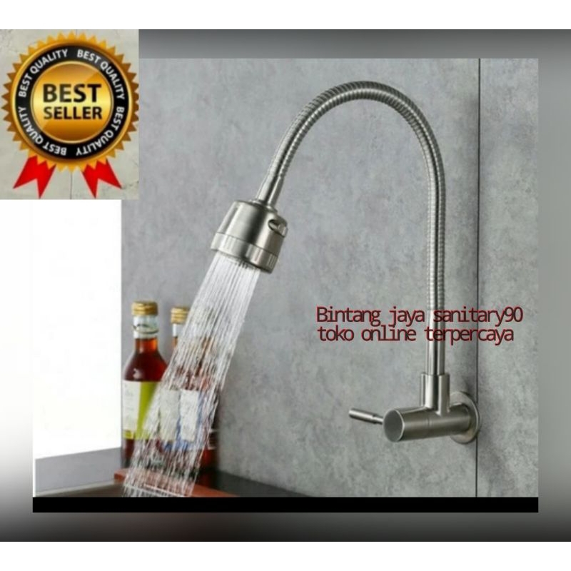 Jual Keran cuci piring Stainless sus 304/kran kitchen sink fleksibel ...