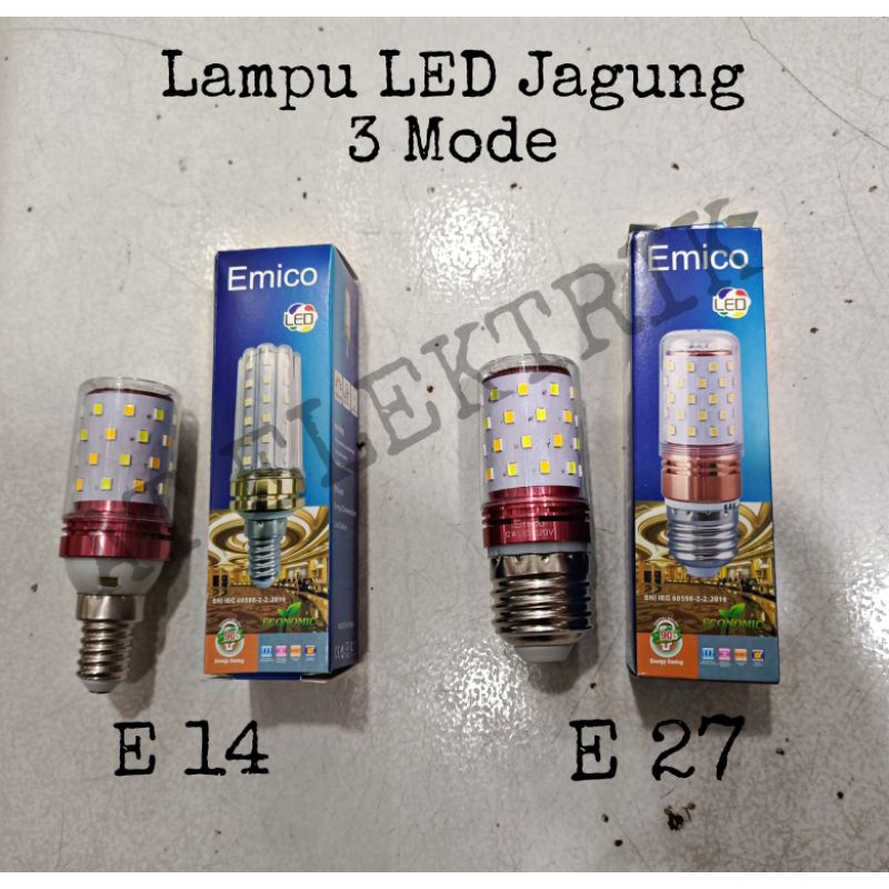 Jual Lampu Led Jagung 12 Watt E14 dan E27 Kombinasi Cahaya Putih dan Kuning / Lampu Jantung Led ...