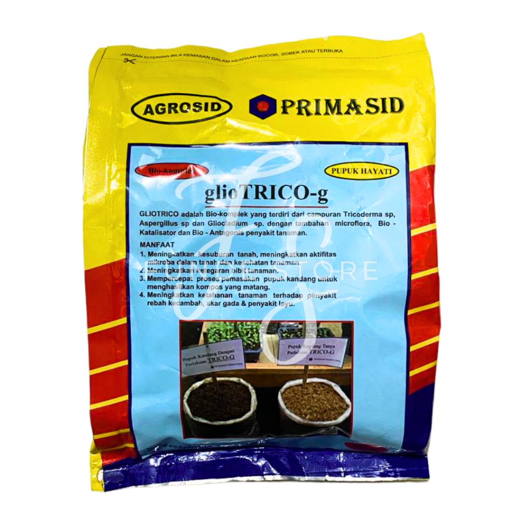 Jual Glio TRICO G 500 Gram Hayati Bakteri Trichoderma Fungisida Pupuk ...