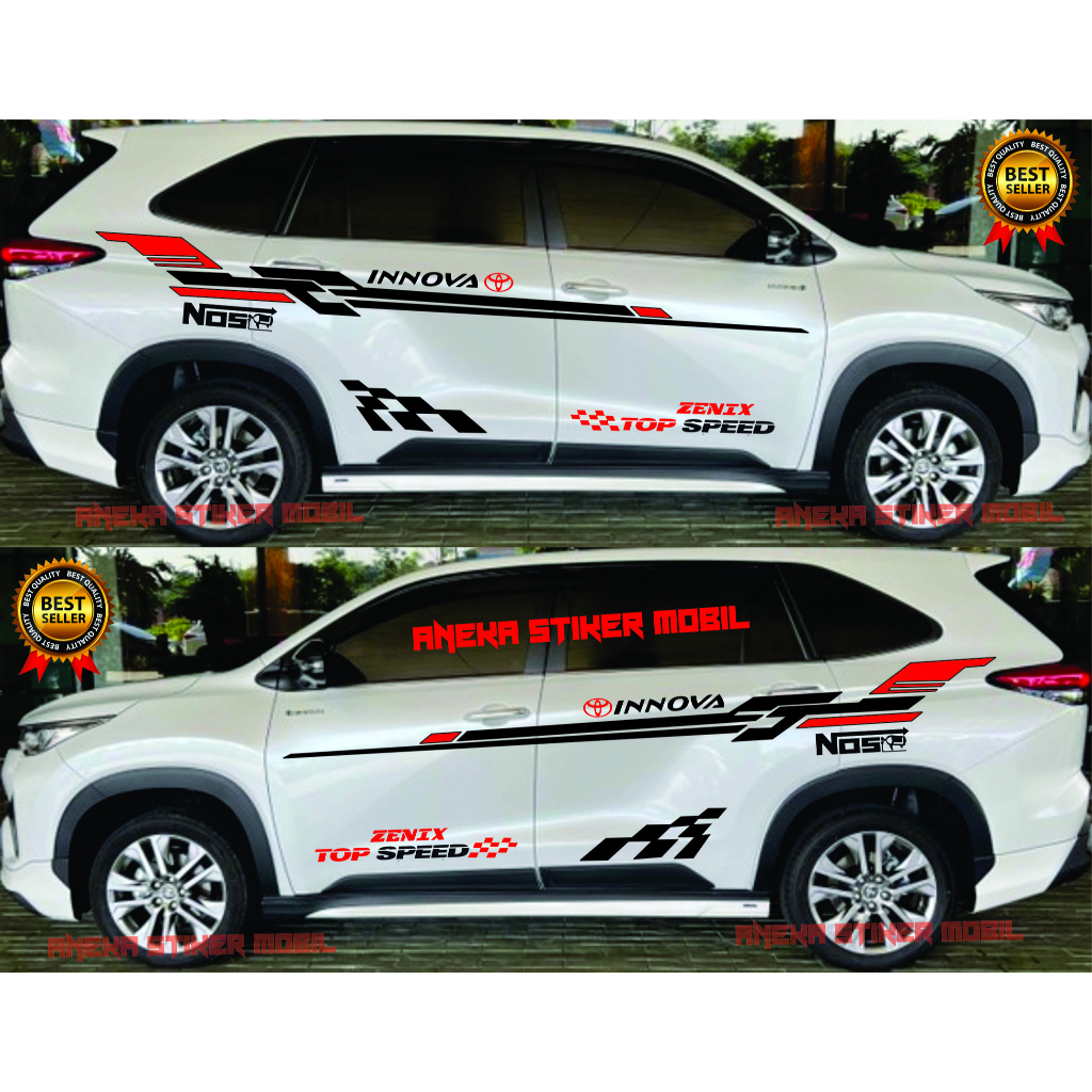 Jual Stiker Toyota Kijang Innova Zenix Aksesoris Sticker Mobil Innova ...