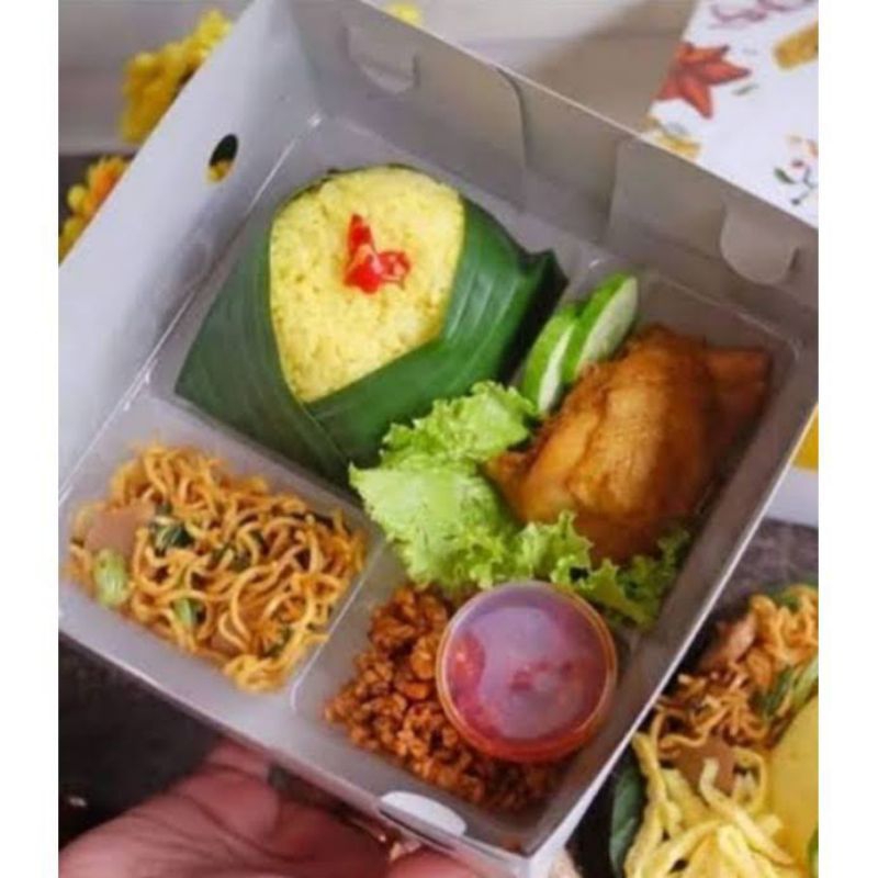 Jual NASI KUNING/NASI BOX/NASI KOTAK/ NASI KOTAK MURAH ENAK LEZAT ...