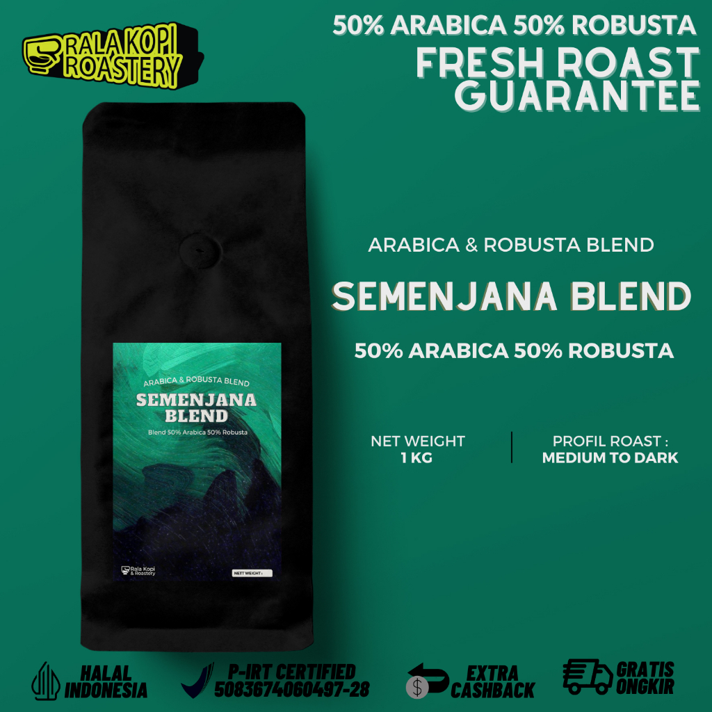 Jual House Blend Ekonomis Espresso - Arabica Fine Robusta 1 KG | Blend ...
