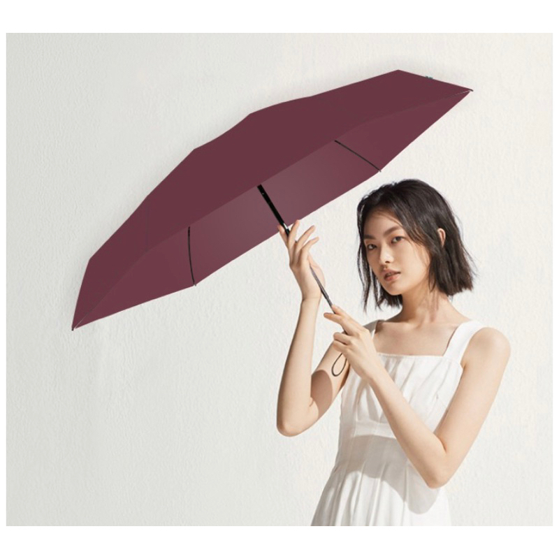 Jual classic solid color automatic umbrella / payung miniso / payung lipat / payung lipat miniso ...