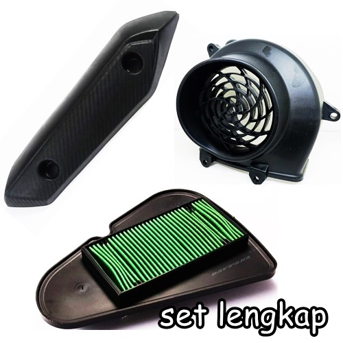 Jual Set Paket Filter udara beat FI 2012 2013 2014 + Cover Tameng ...