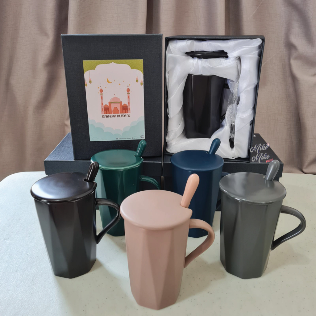 Jual Gift Set Mug Gelas Cup Keramik Nordic Cangkir Kopi Teh Hampers ...
