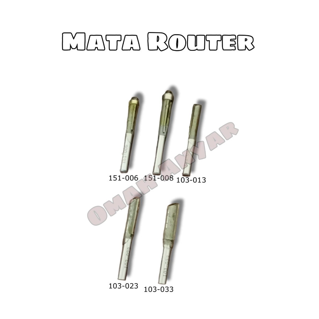 Jual Mata Router Straight Trimmer Bits Profil 8mm Pemotong HPL Benz ...