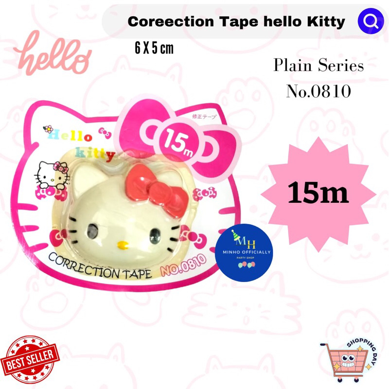 Jual TIP EX HELLO KITTY CORRECTION TAPE STIPO MOTIF HELLO KITTY ...