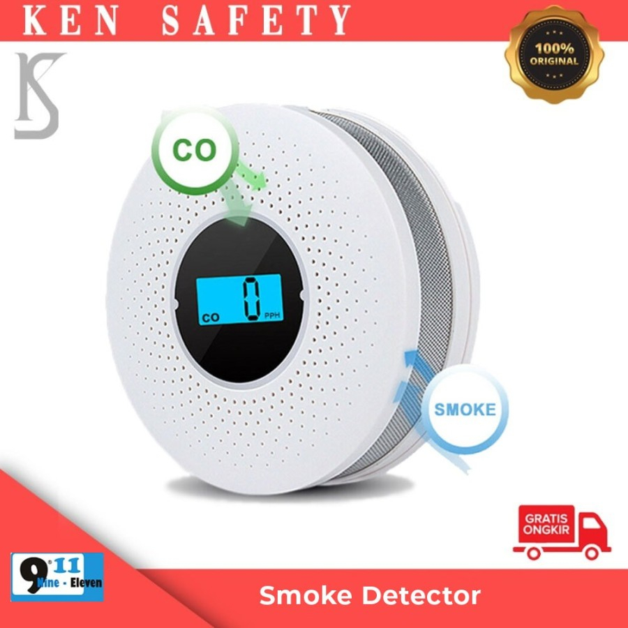 Jual Fire Alarm Smoke Detector Photoelectric 911 Original | Shopee ...