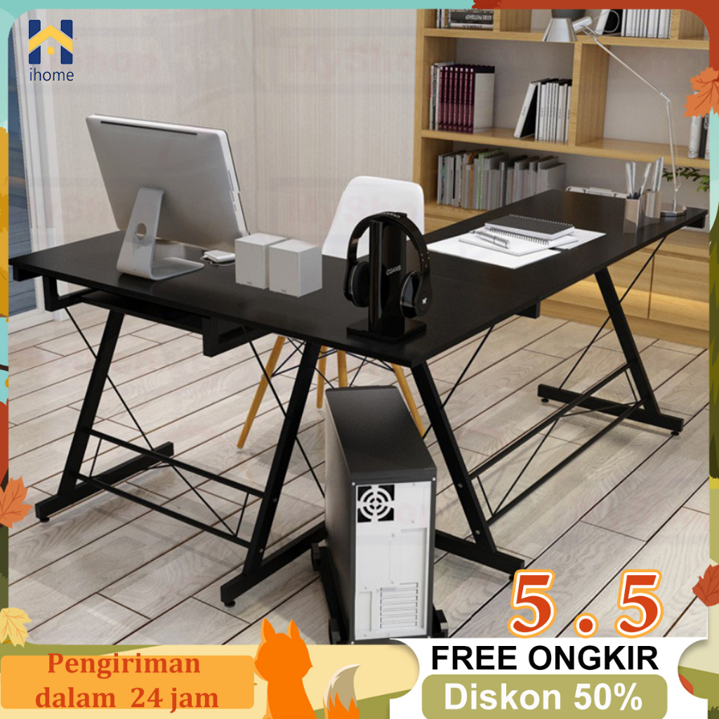 Jual IH Meja L Meja Kantor Serbaguna Meja Kerja Meja Belajar Murah L ...