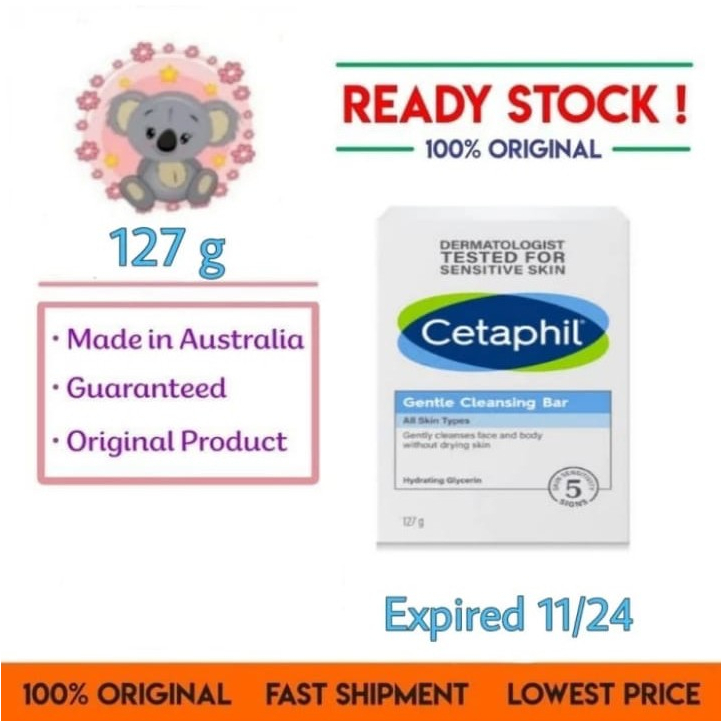 Jual Cetaphil Gentle Cleansing Bar Sabun (127 GRAM) | Shopee Indonesia