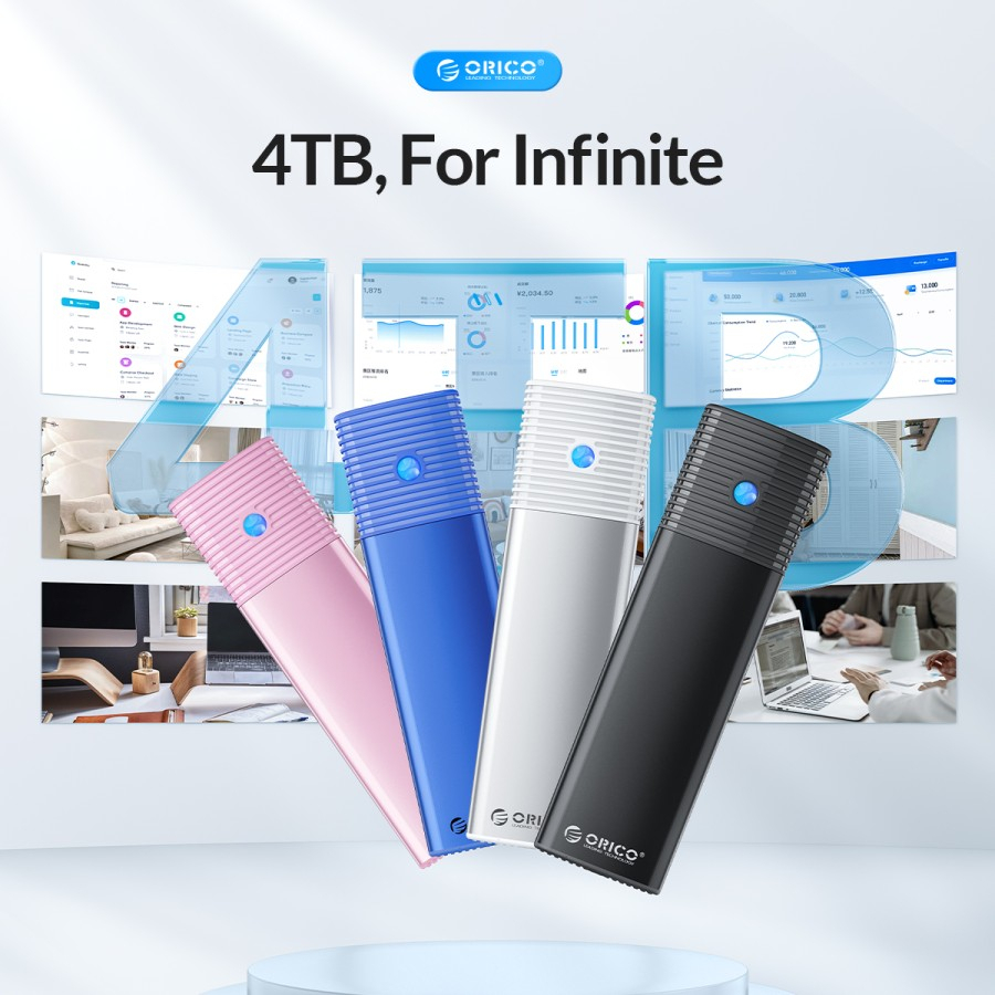 Jual Case SSD ORICO PWM2 Series SSD M.2 NVMe M.2 SATA NGFF Casing SSD ...