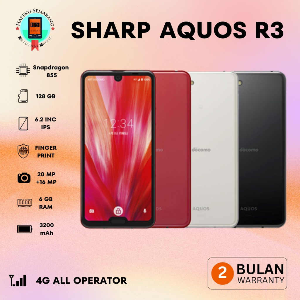 Jual Sharp R3 SH-04L Super Mulus Like New Murah Bergaransi ALL OPERATOR ...