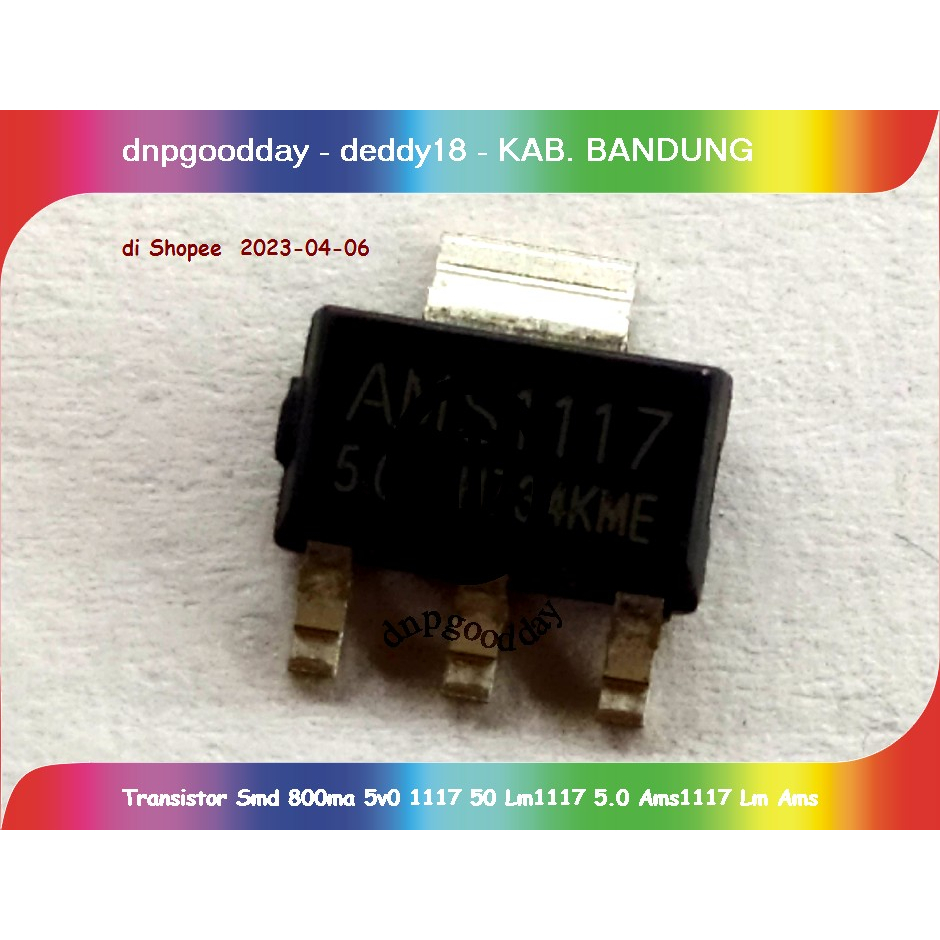 Jual Transistor Smd 800ma 5v0 1117 50 Lm1117 5.0 Ams1117 Lm Ams | Shopee Indonesia
