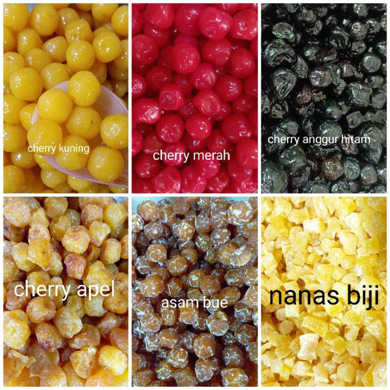 Jual Manisan cherry nanas tomat anggur cherry apel kurma madu plum ...