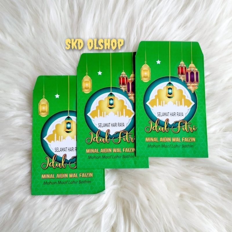 Jual Ampau lebaran amplop lebaran Karakter Masjid medium C 10 Lembar ...