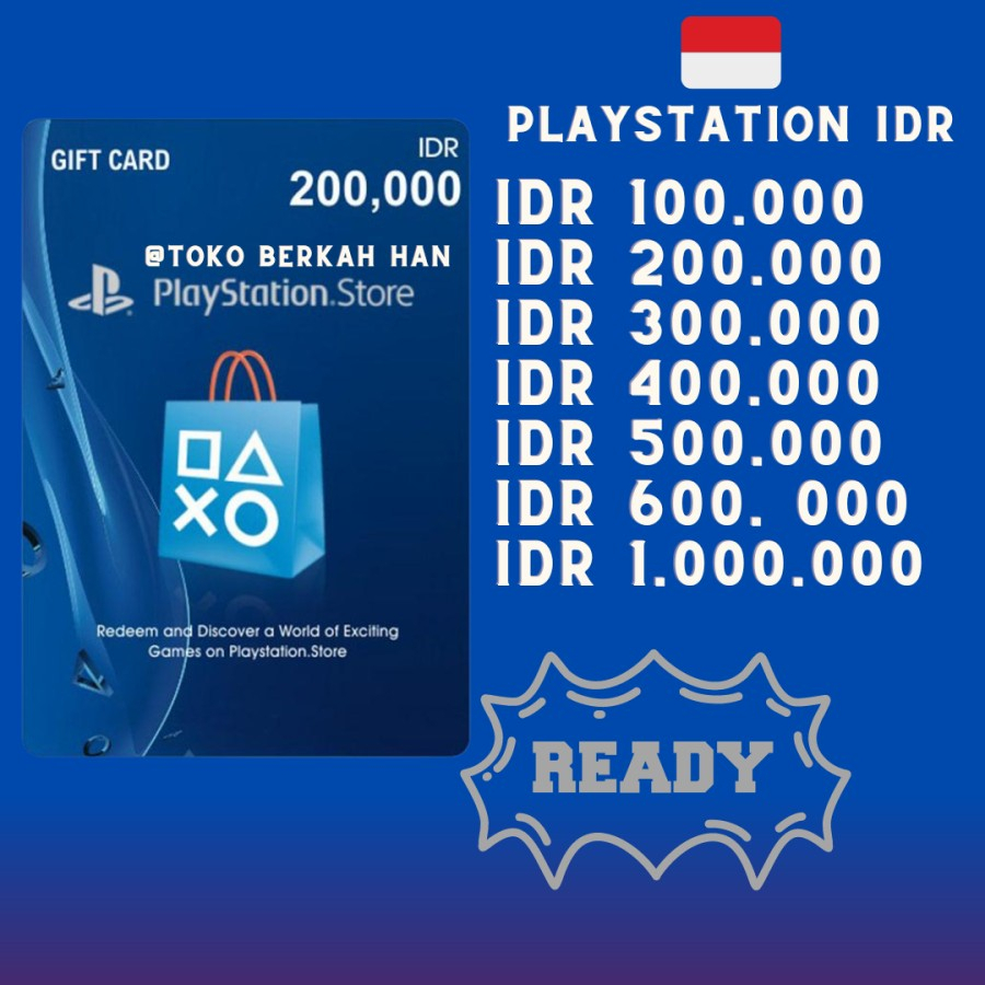 Jual Playstation Wallet PSN WALLET psn wallet idr 100k | Shopee Indonesia
