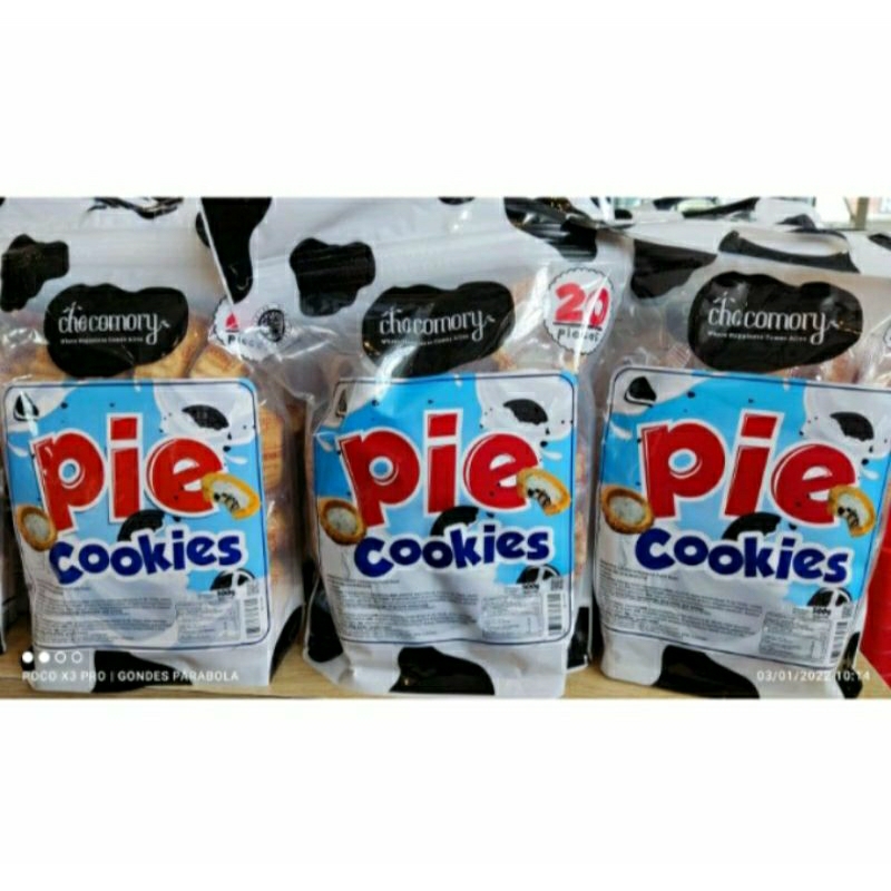 Jual Oleh-oleh khas Cimory , Pie Chocomory isi 20pcs rasa coklat ...