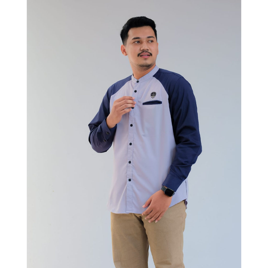 Jual Koko Katun Lengan Panjang Fallah By Ilnaaf M L XL XXL (ada size jumbo) | Shopee Indonesia