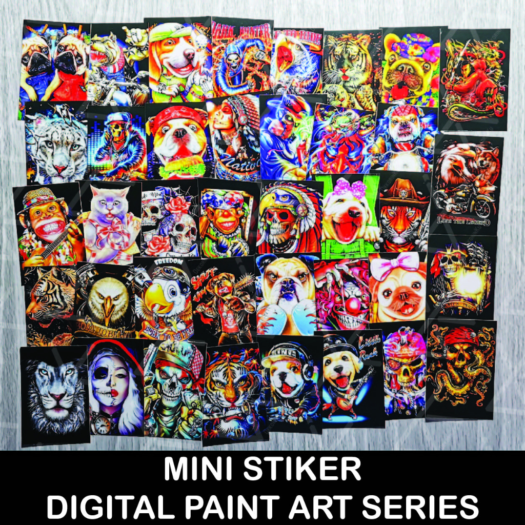 Jual Stiker Digital Paint Art mini | Shopee Indonesia