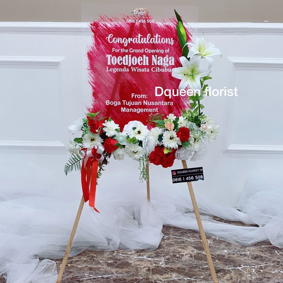 Jual BUNGA PAPAN AKRILIK 2501 SELAMAT / CONGRATULATION / HAPPY BIRTHDAY ...