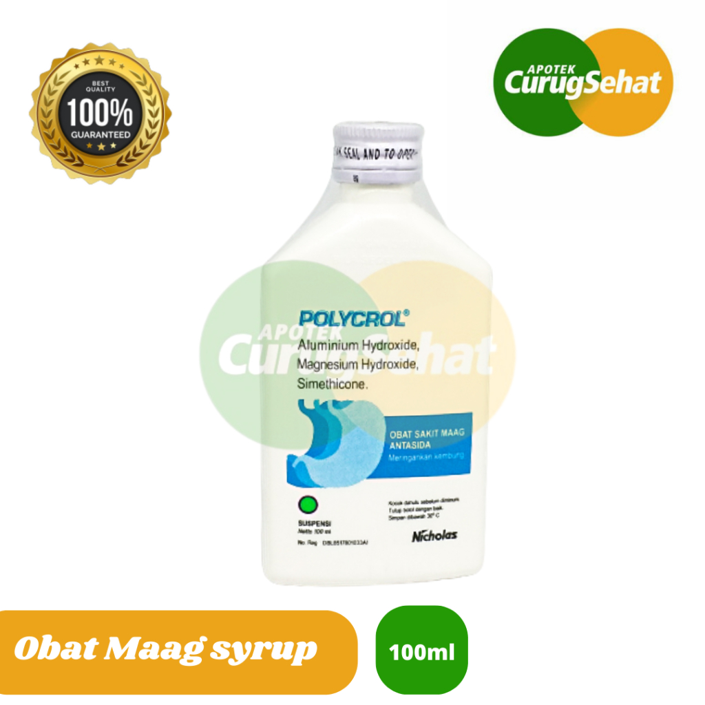 Jual Polycrol Sirup Obat Maag Sirup (100ml) | Shopee Indonesia