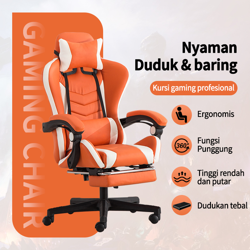 Jual Kursi Gaming/ Gaming Chair / Kursi Santai Kursi Gamers / Kursi Gamer / Kursui Putar / Kursi ...