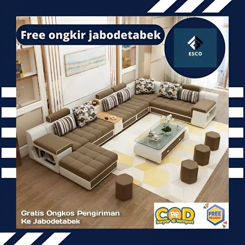 Jual ESCO - Sofa Ruang Tamu Minimalis Sudut Sofa Beranak Elegant 2023 ... Jual ESCO - Sofa Ruang Tamu Minimalis Sudut Sofa Beranak Elegant 2023 ...