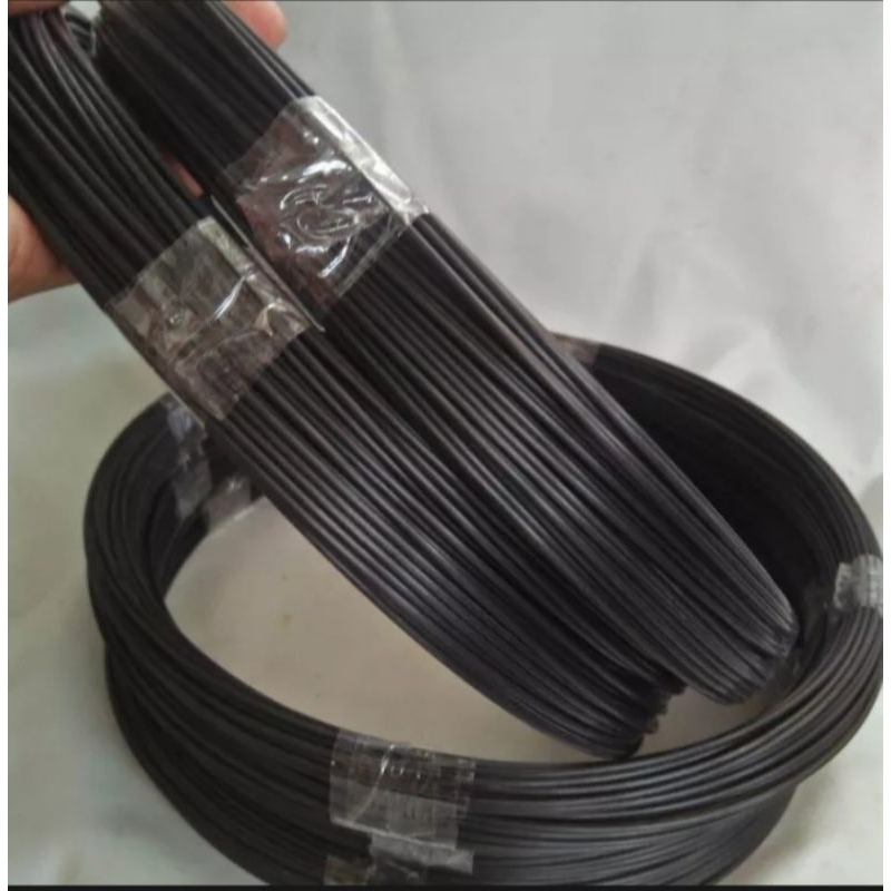 Jual JERUJI FIBER HITAM IMPORT TERBARU UKURAN 1,5 MM PANJANG 100 METER ...