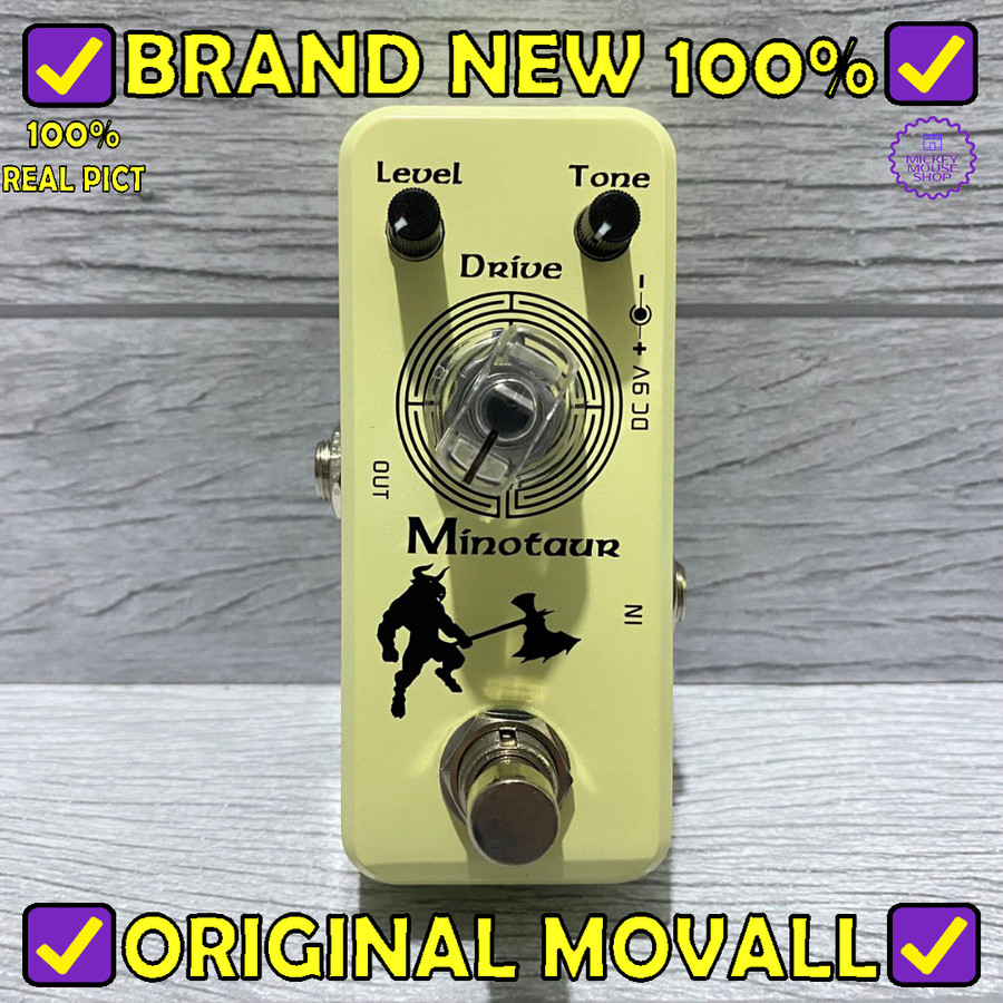 Jual Efek Gitar Movall Minotaur Overdrive Vintage Tube Pedal Effect ...