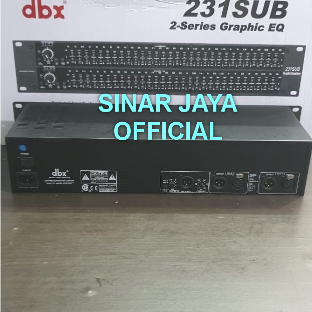 Jual EQUALIZER DBX231 DBX 231 PLUS SUBWOOFER TERBAIK EKUALISER SUB OUTPUT | Shopee Indonesia