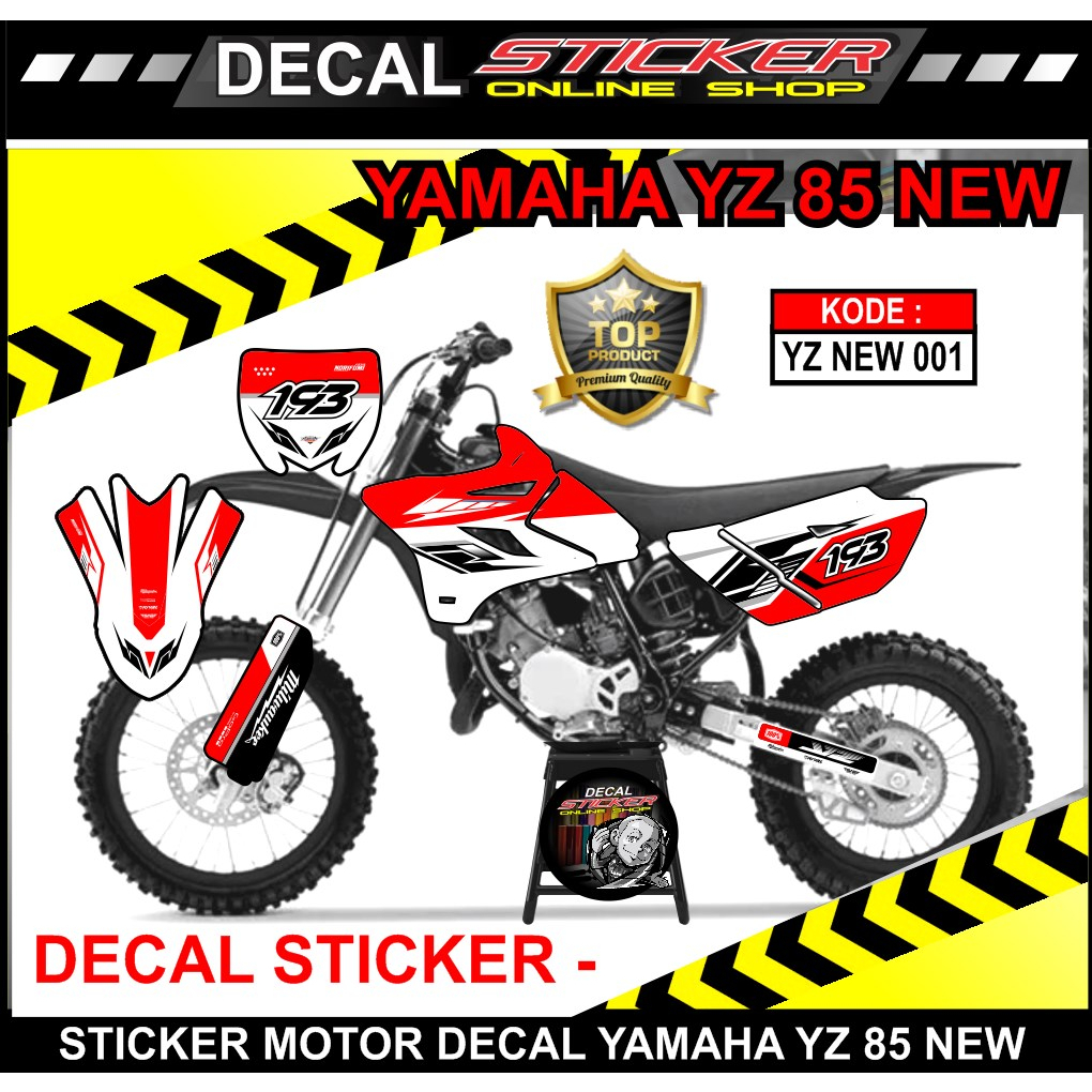 Jual STIKER MOTOR YZ 85 NEW DECAL STIKER PRINT LAPISAN GILAP | Shopee ...